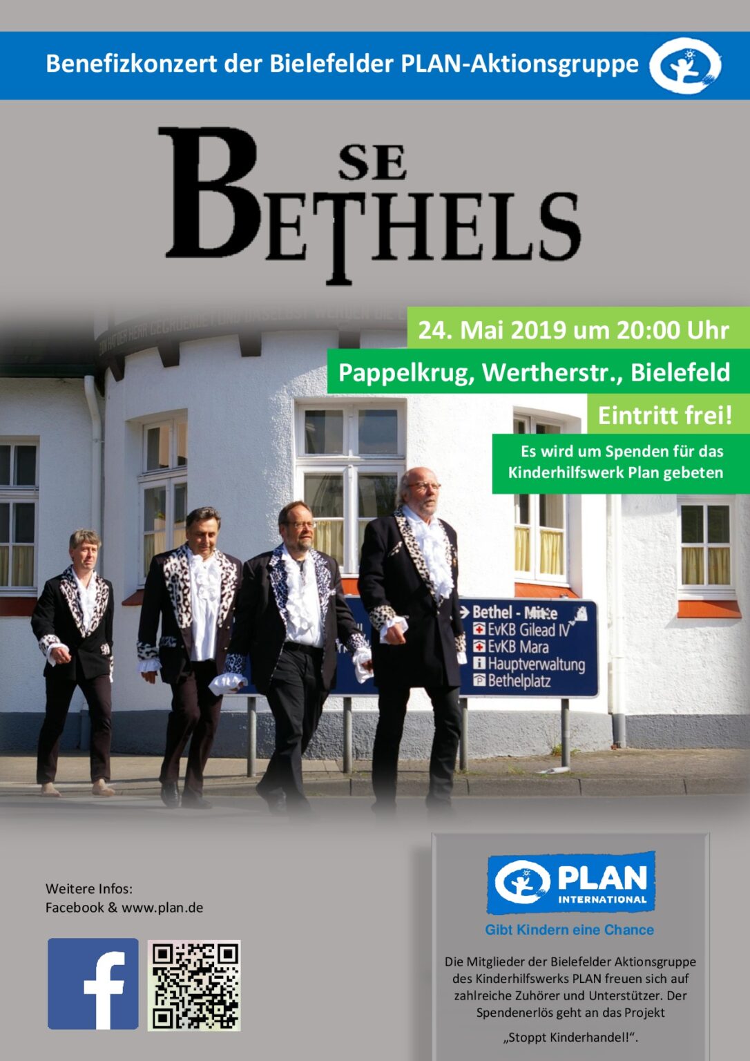 Plan-Aktionsgruppen » Benefizkonzert mit der Kult-Band „Se Bethels“ aus ...
